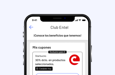 Pagina Bienvenida hogar | Entel